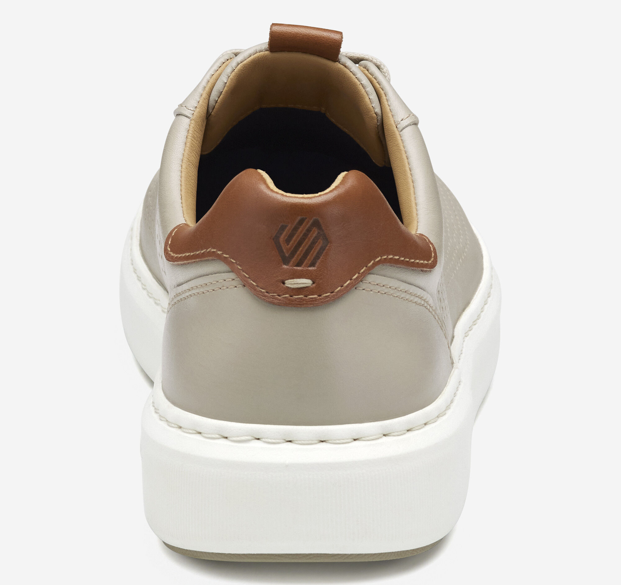 Men's Anders Perfed U-Throat in Beige Full Grain | Johnston & Murphy