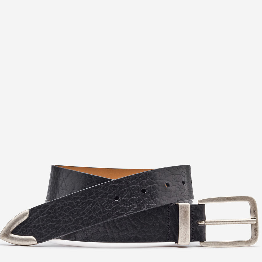Men's Bison Belt in Black | Johnston & Murphy