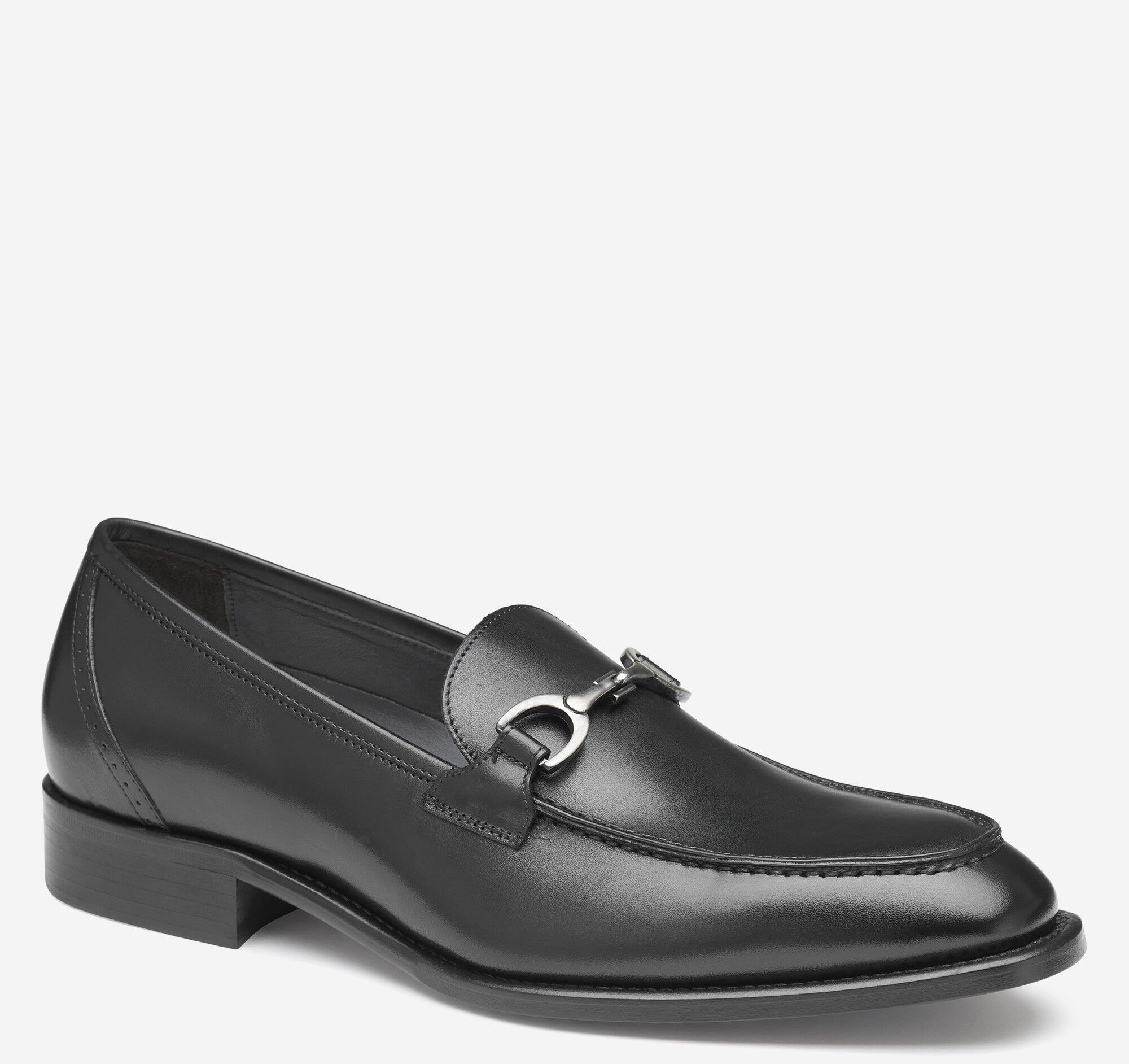 Men's Ellsworth Bit Loafer in Black Italian Calfskin | Johnston
