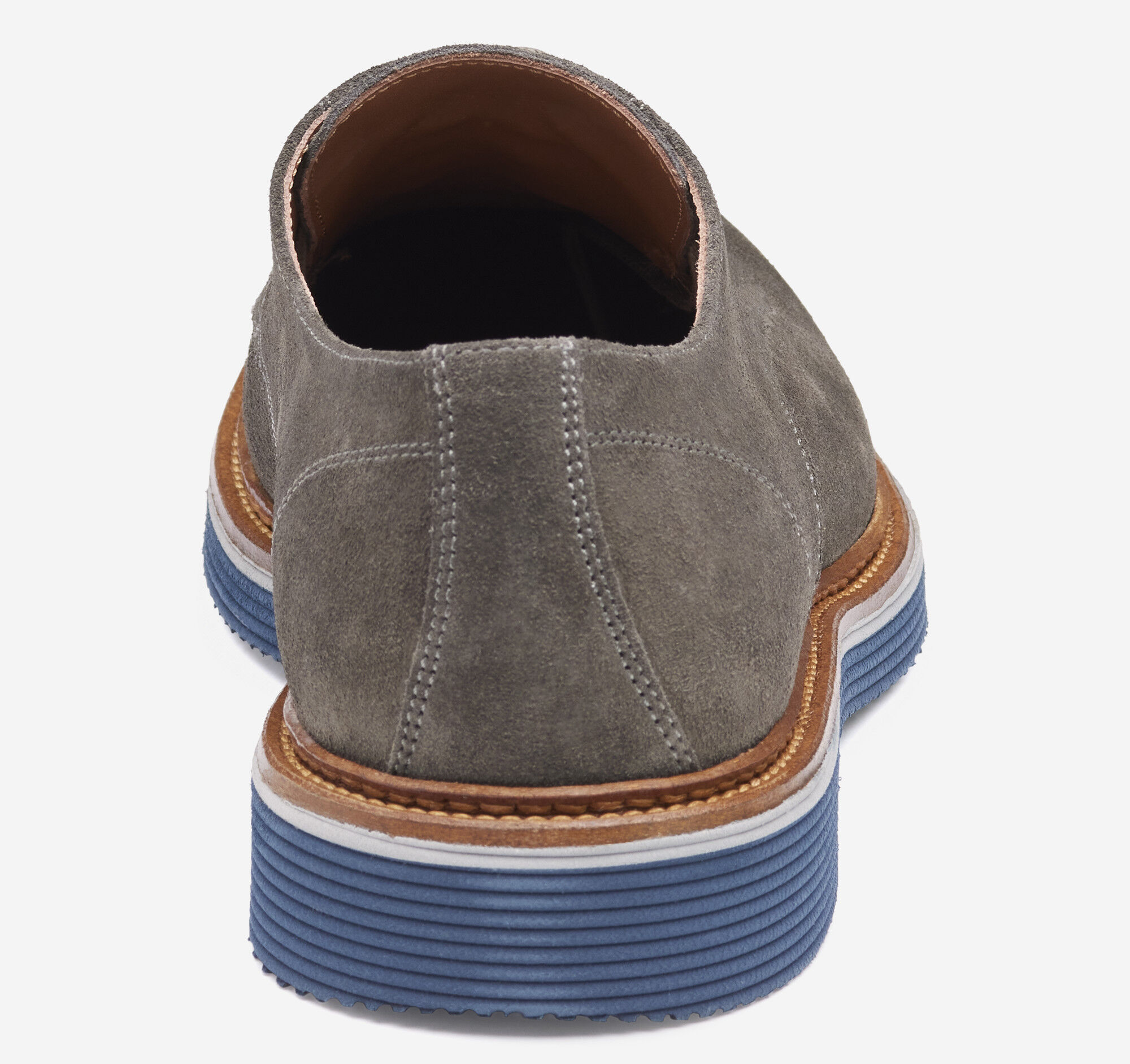 Men's Jenson Plain Toe in Gray Italian Suede | Johnston & Murphy