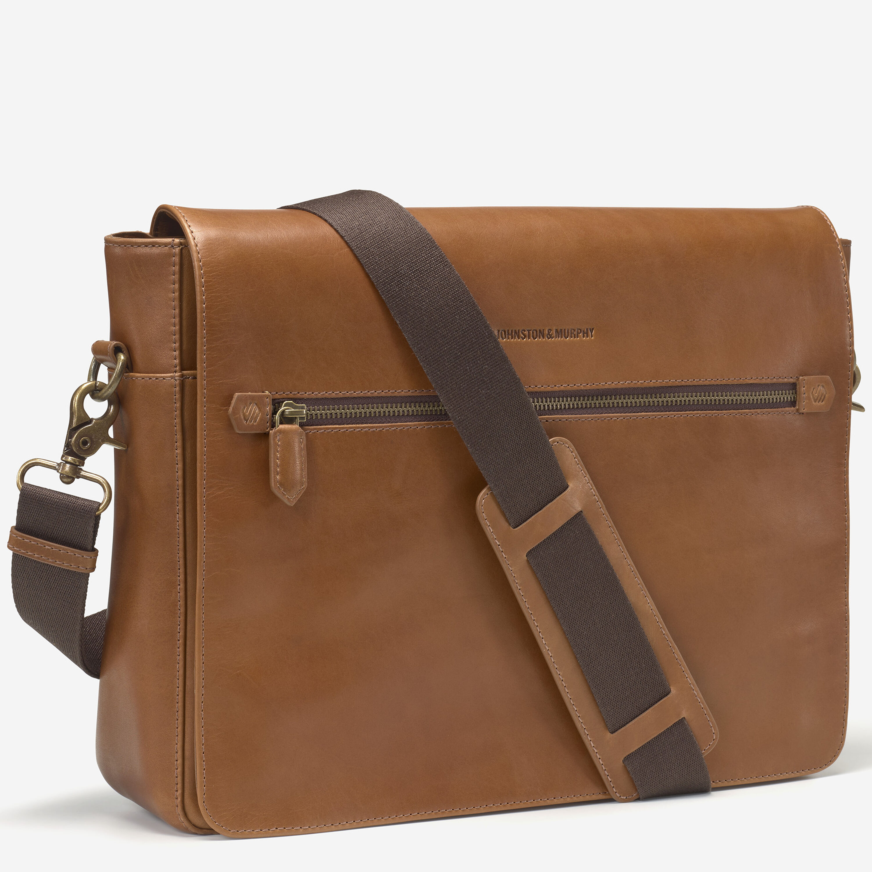 Men's Rhodes Messenger Bag | Johnston & Murphy