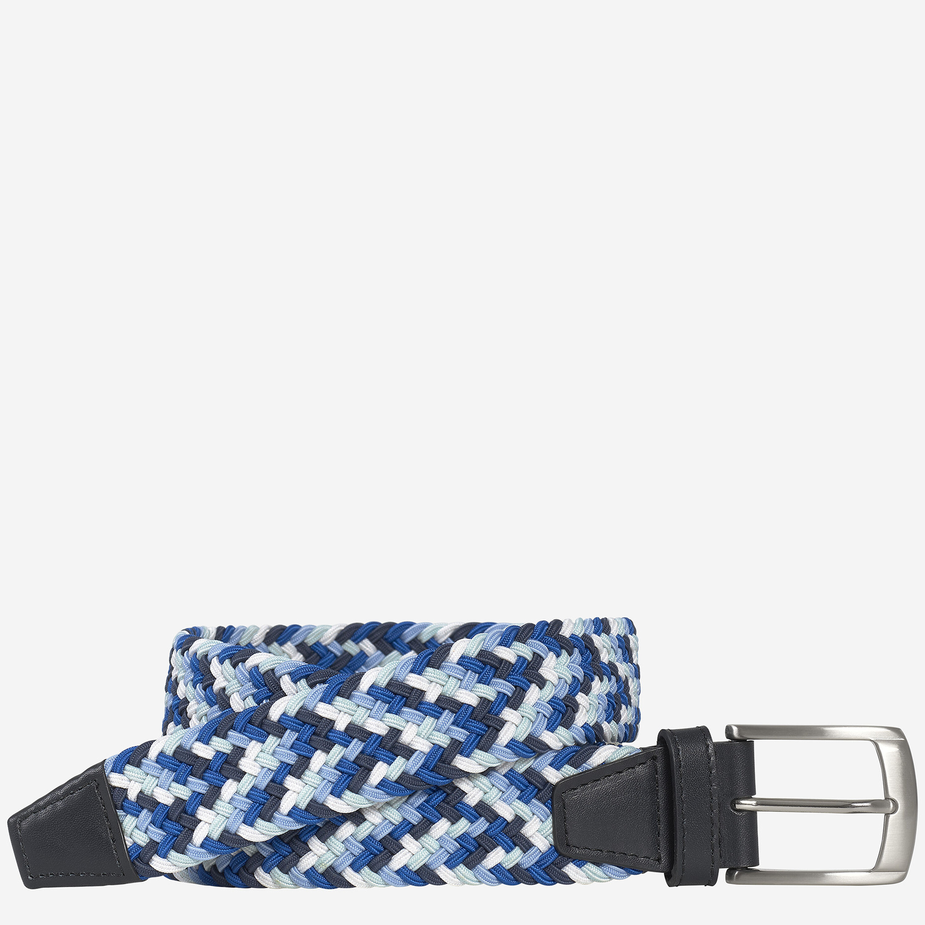 Men's Woven Stretch-Knit Belt | Johnston & Murphy