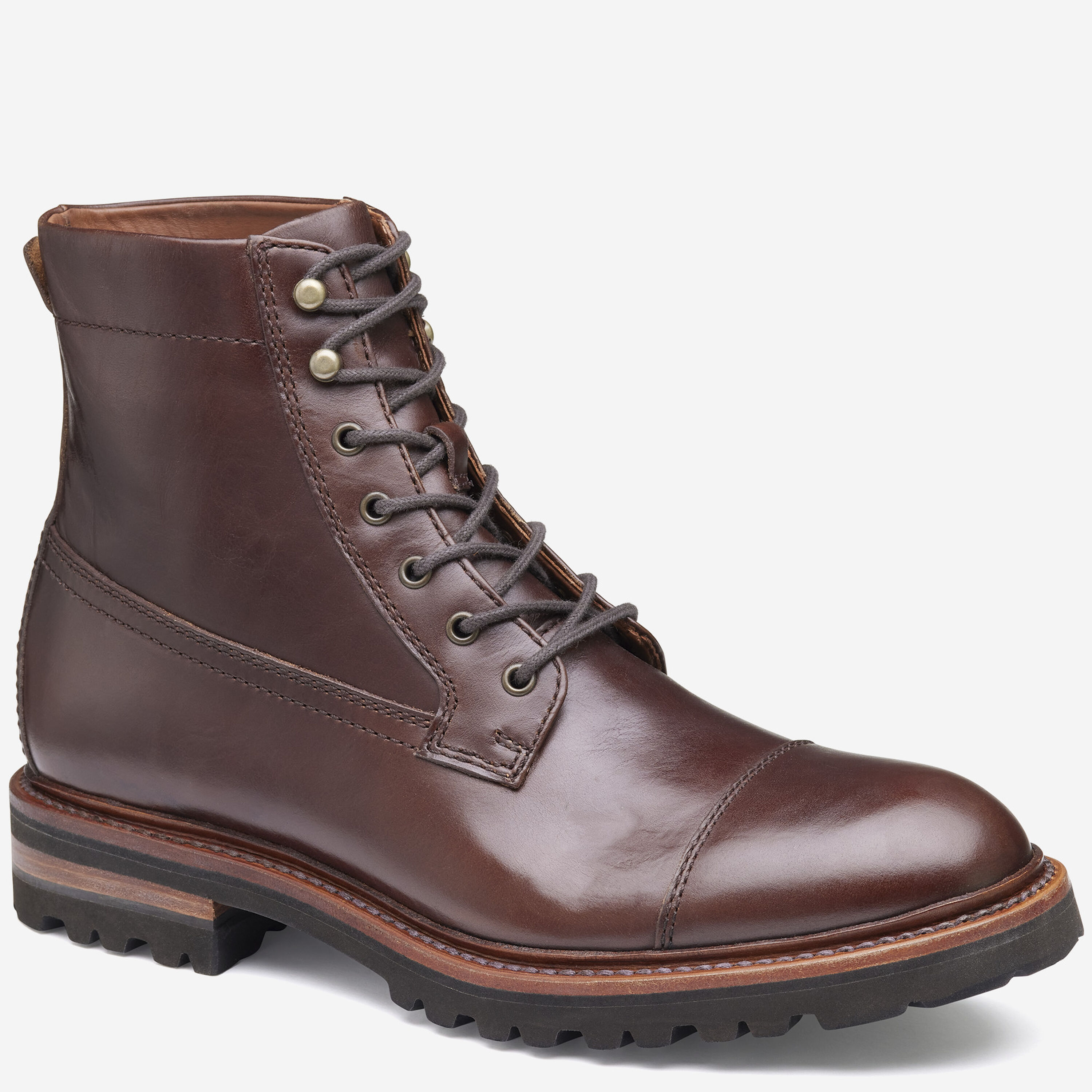 Men's Dudley Lug Cap Toe Boot | Johnston & Murphy