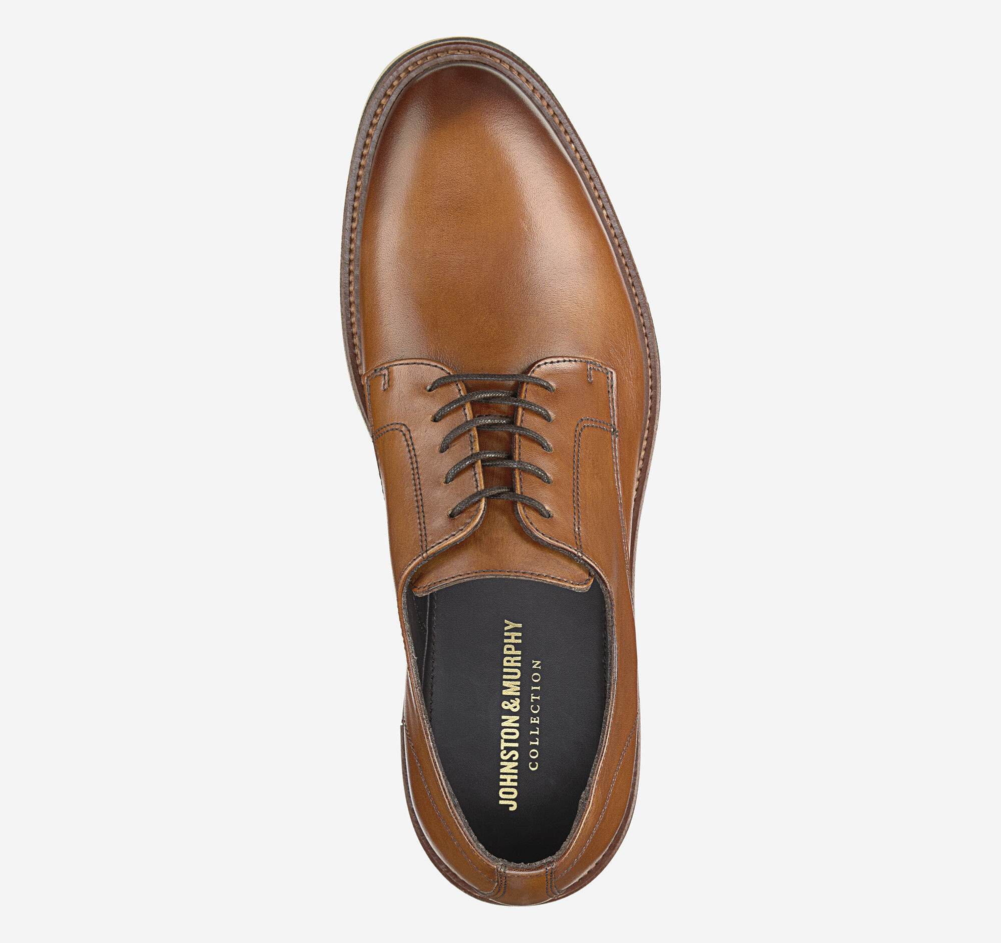 Men's Jenson Plain Toe in Tan European Calfskin | Johnston & Murphy