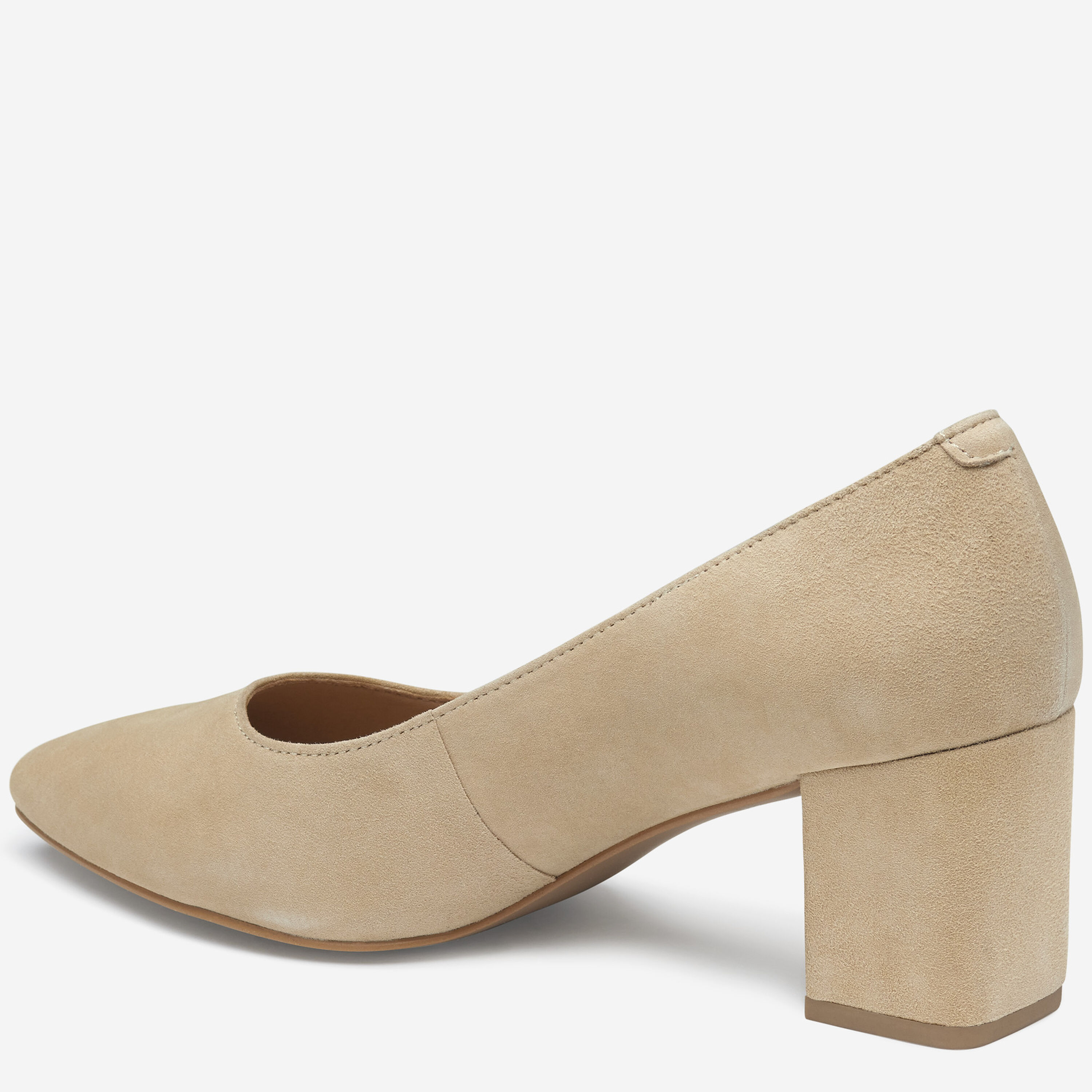 Women's Vicki Pump in Sand Kid Suede | Johnston & Murphy