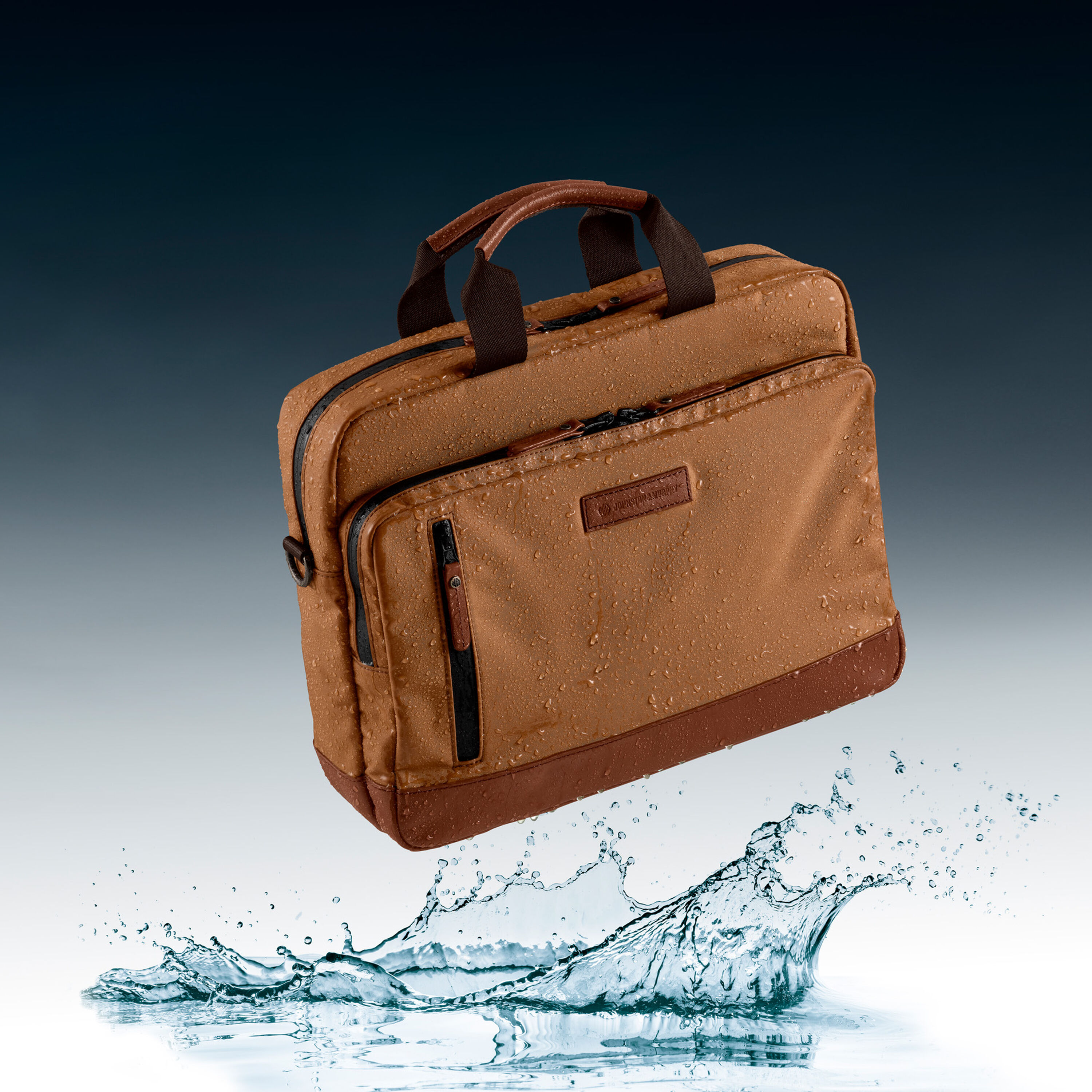 Men's Hudson Waterproof Briefcase | Johnston & Murphy
