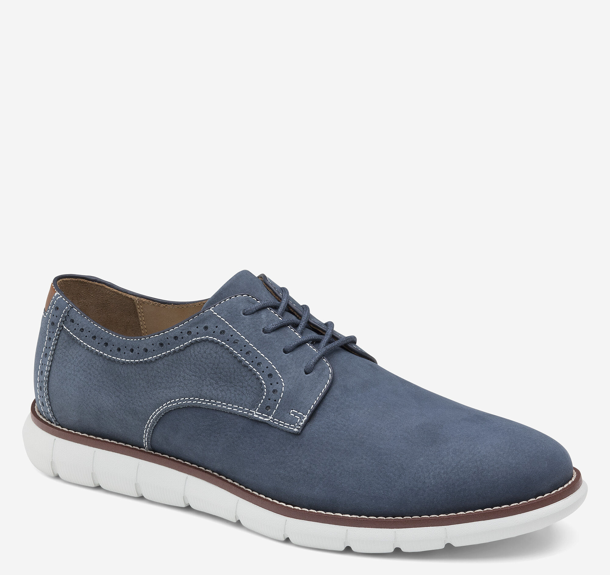 Men's XC+™ Parker Plain Toe in Navy Waterproof Nubuck | Johnston