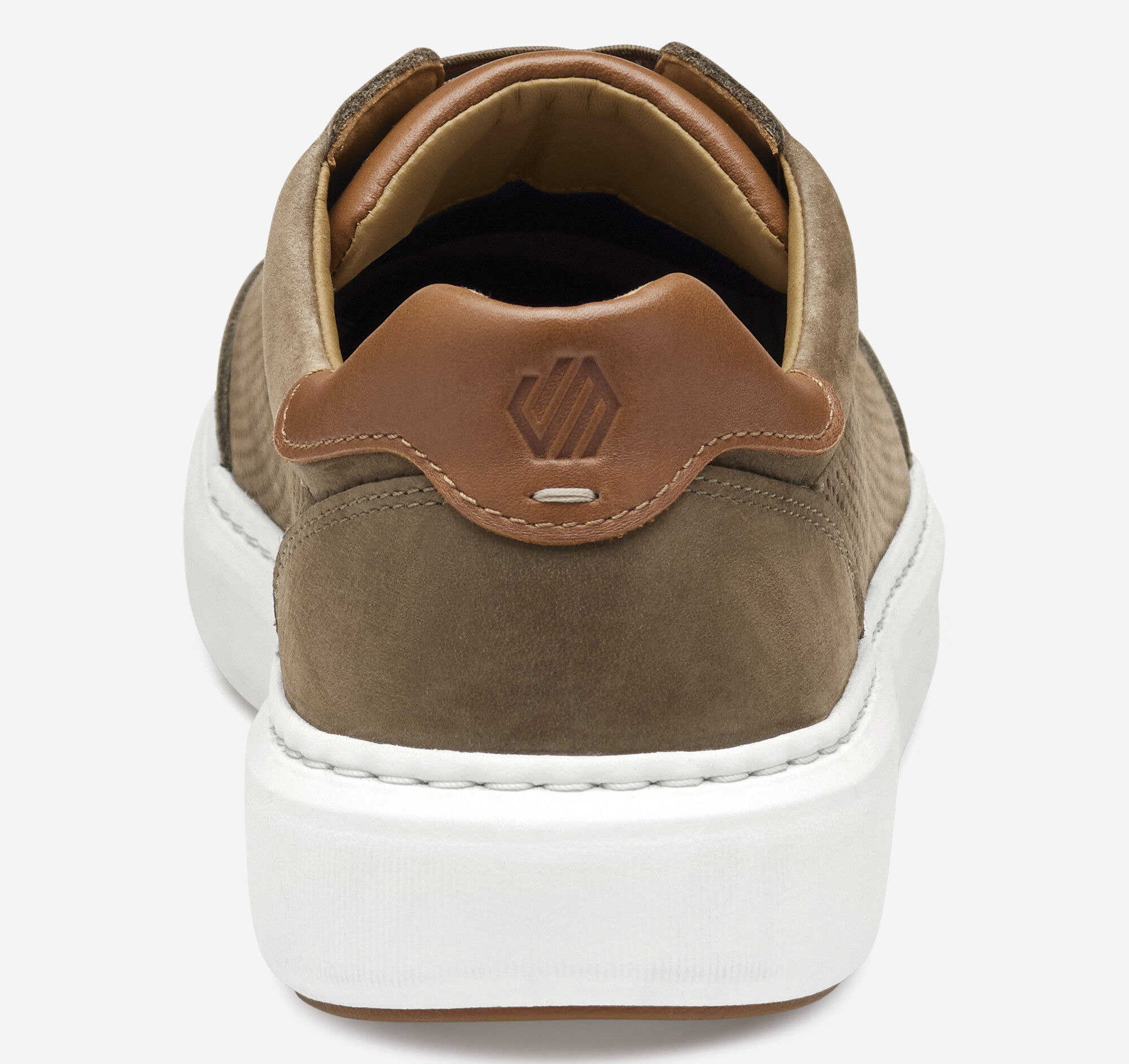 Men's Anders Stretch Lace-to-Toe Slip-On in Taupe Nubuck