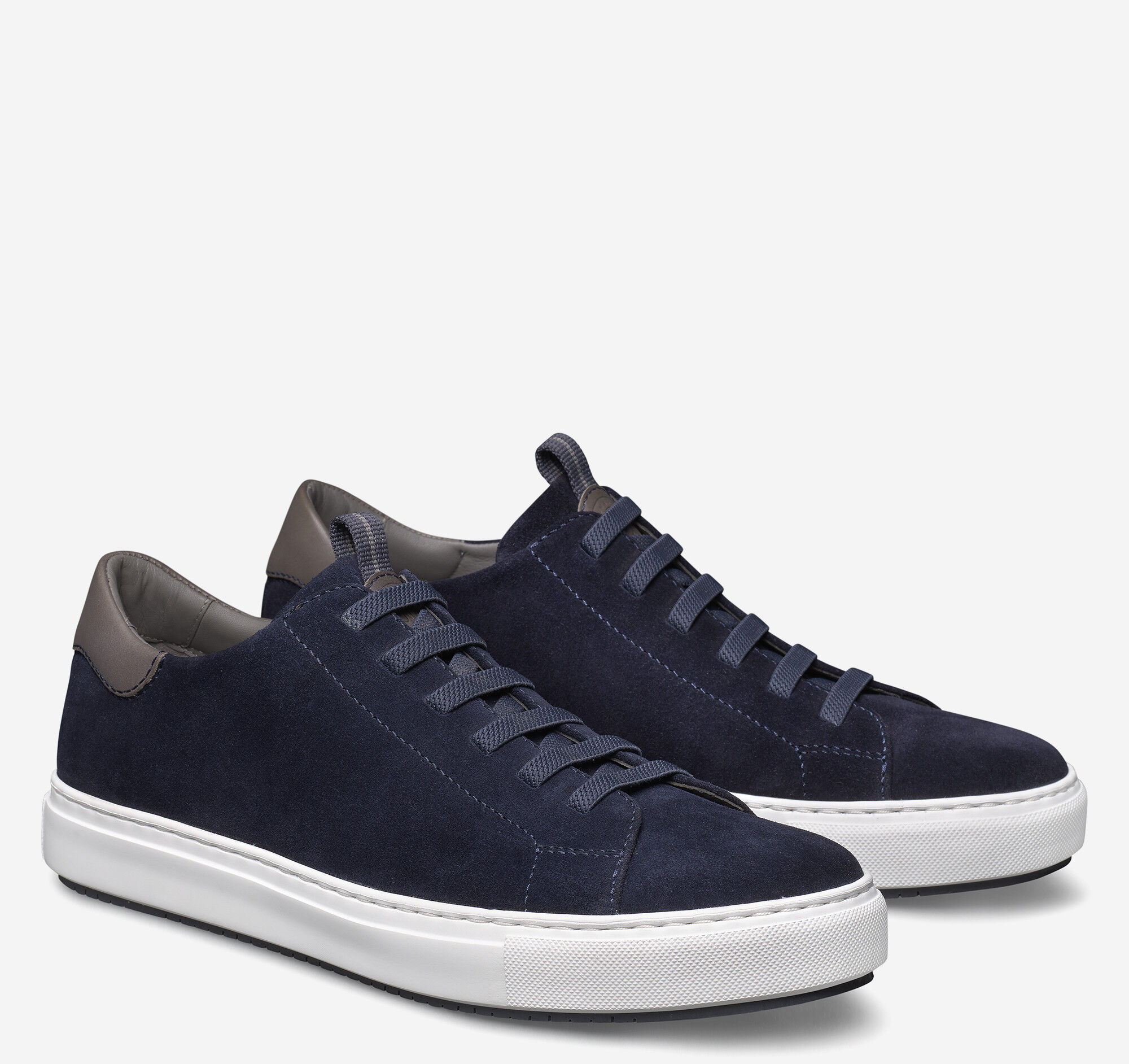 Men's Anson Lace-to-Toe in Navy English Suede | Johnston & Murphy