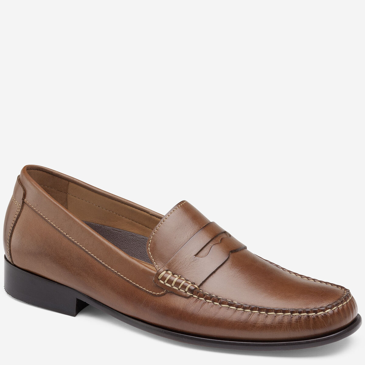 Men's Stoltz Penny in Tan Full Grain | Johnston & Murphy