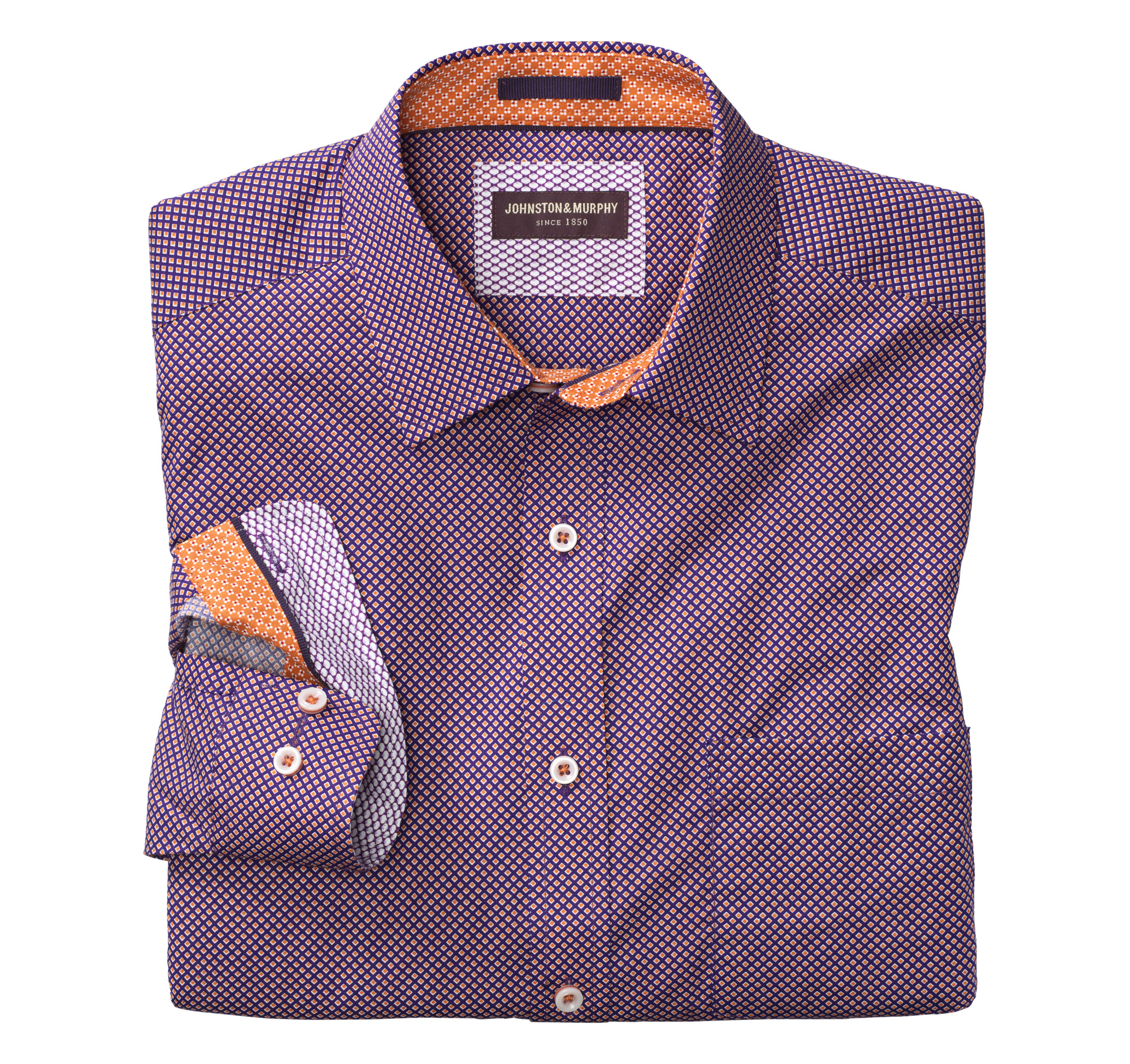 Dotted Diamond Print Shirt