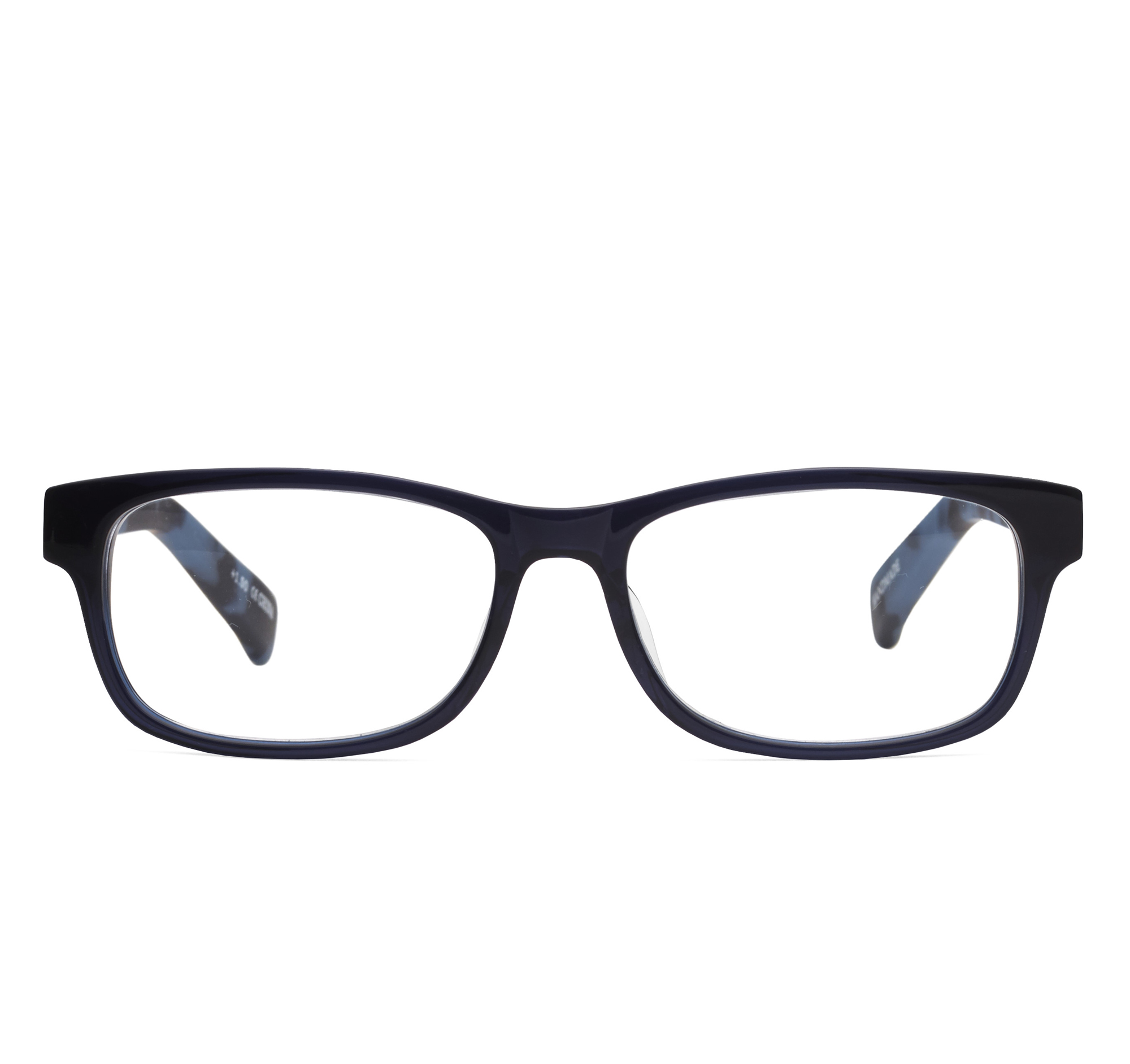 Men's Rectangular Readers in Dark Navy | Johnston & Murphy