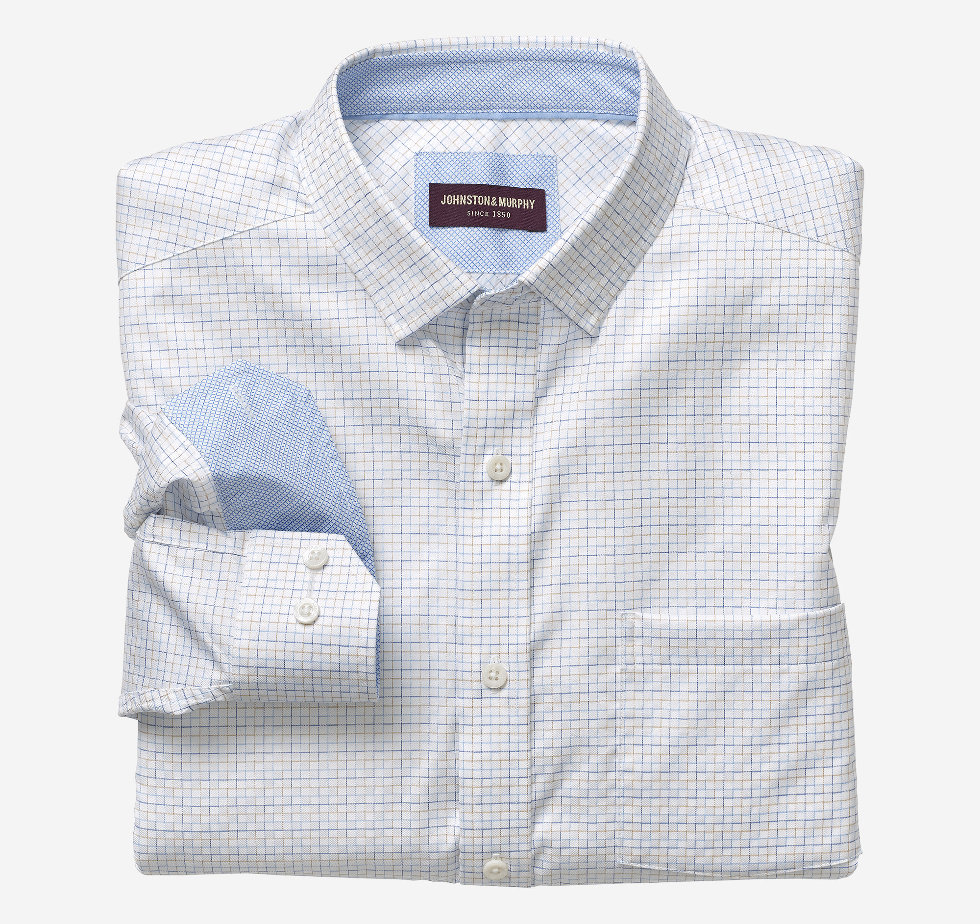 Step Grid Patterned Shirt