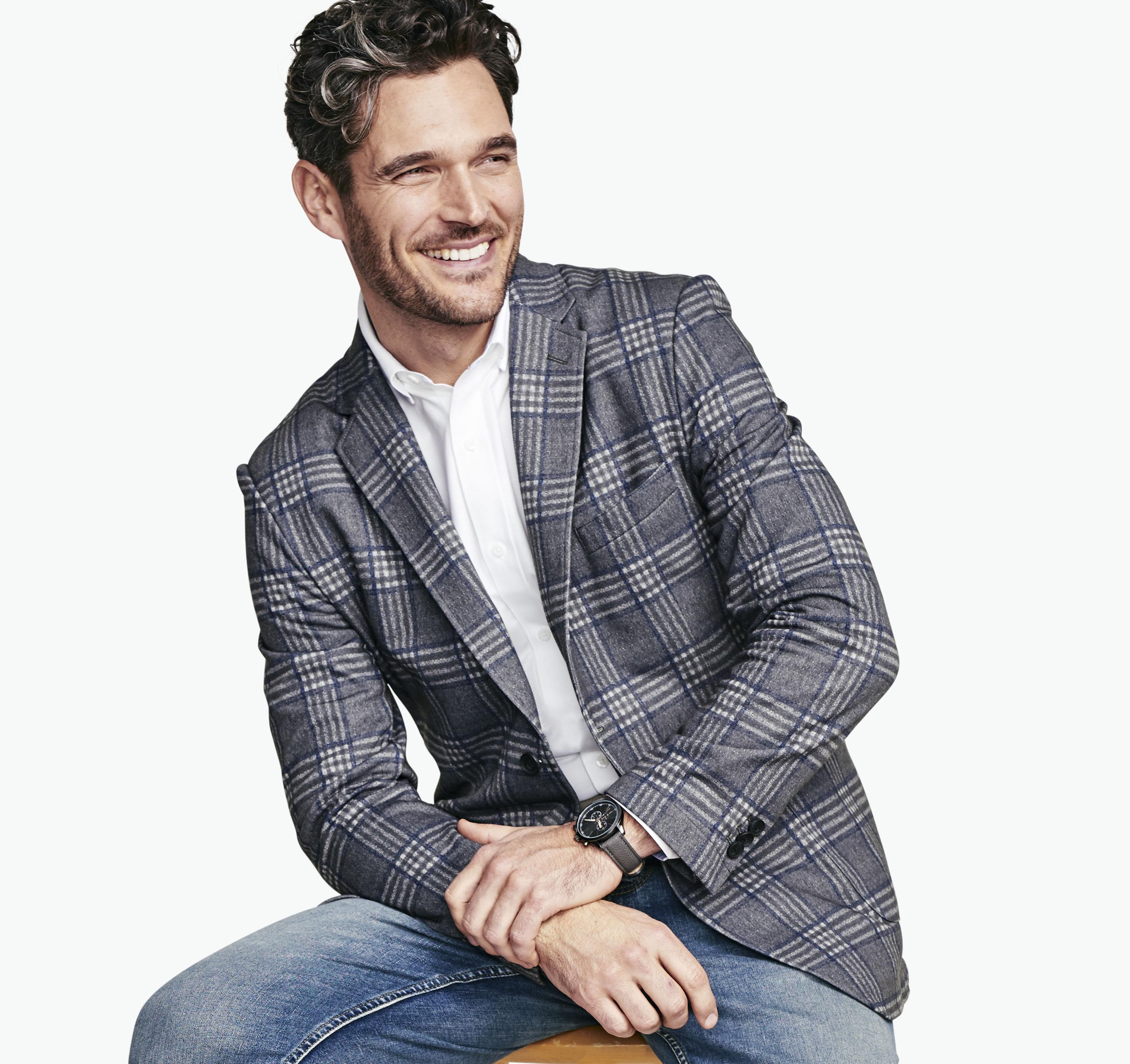 Relaxed Knit Blazer | Johnston & Murphy