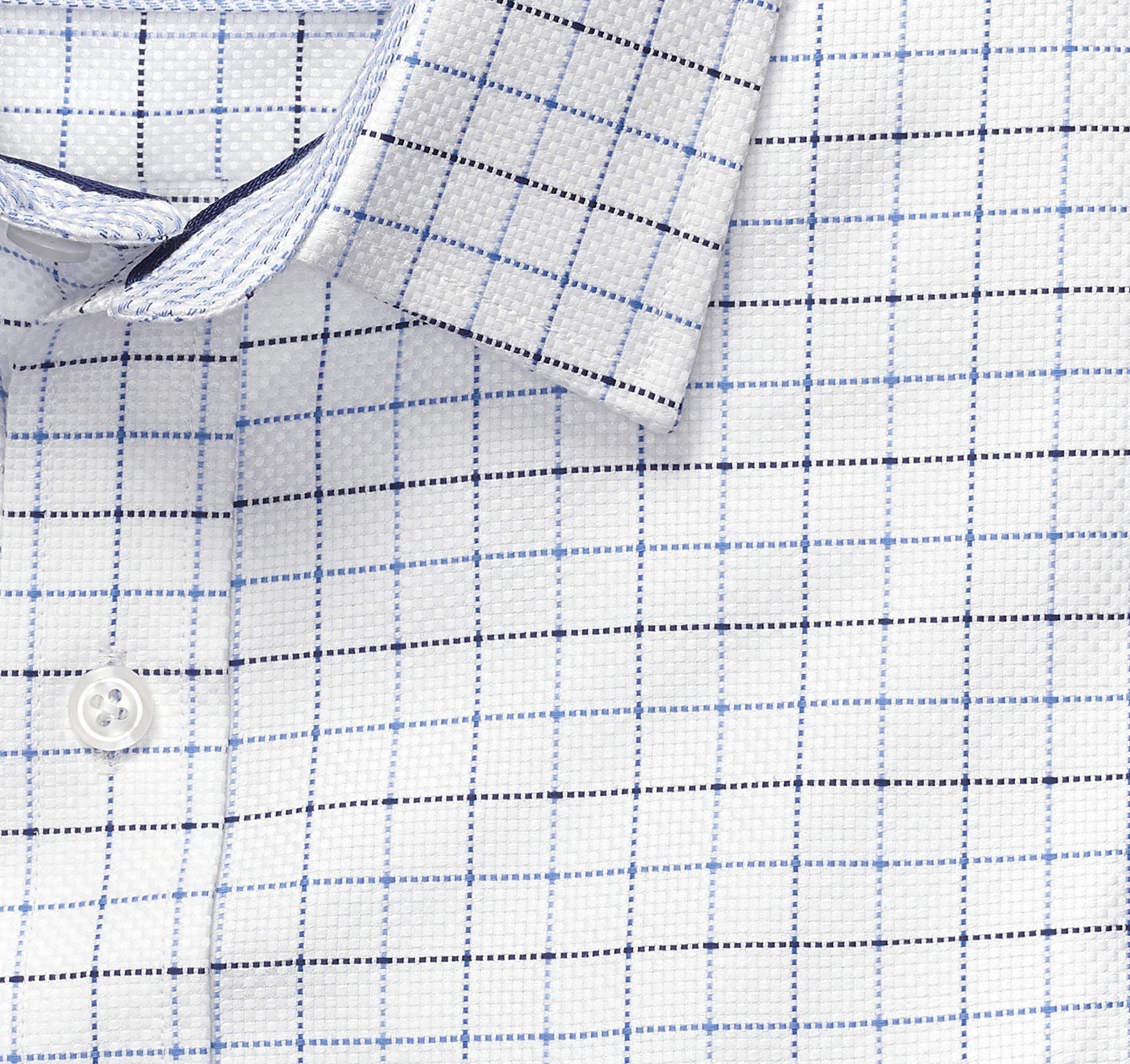 Dotted Windowpane Dress Shirt