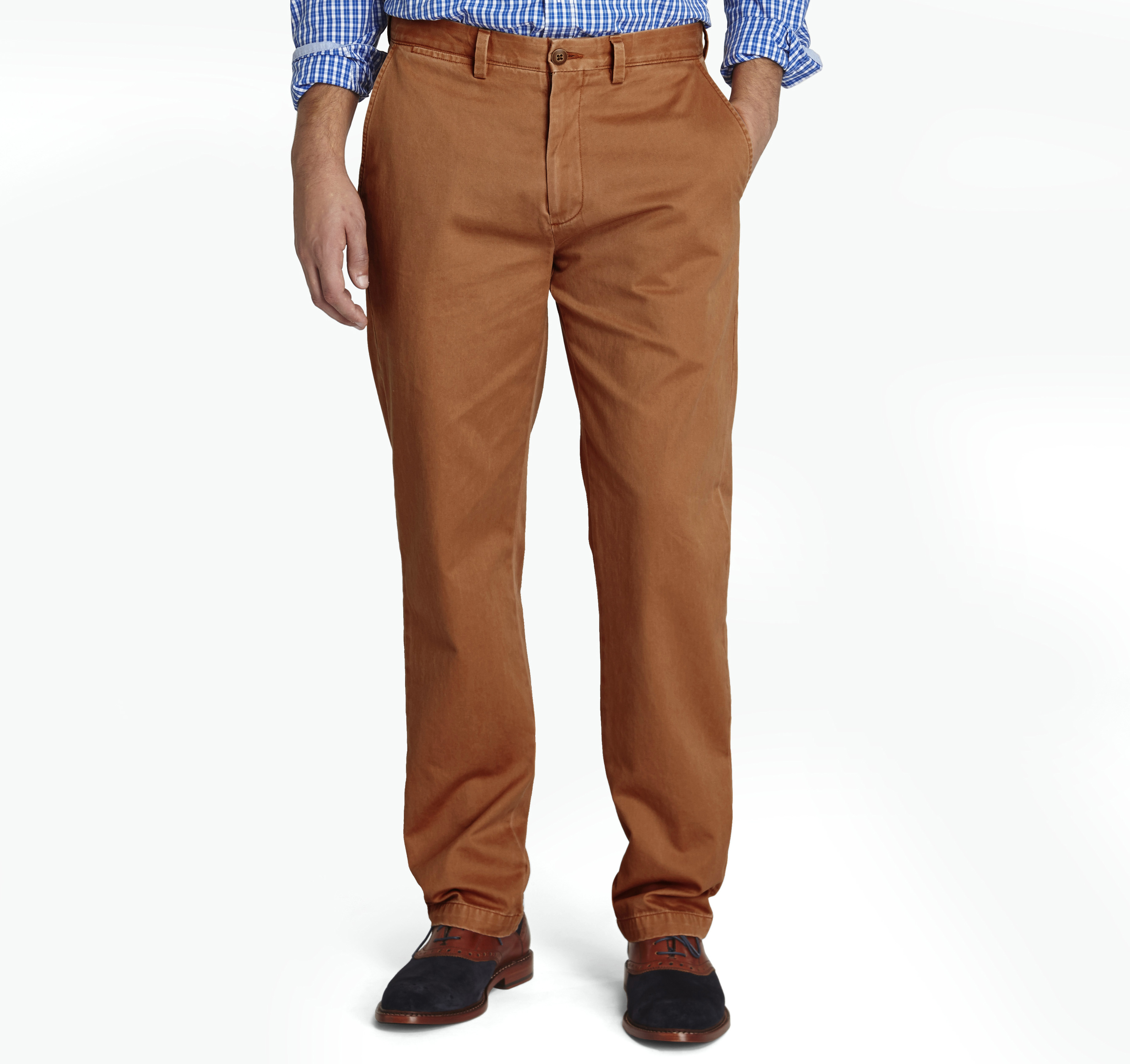 Regular Fit Garment Washed Chinos