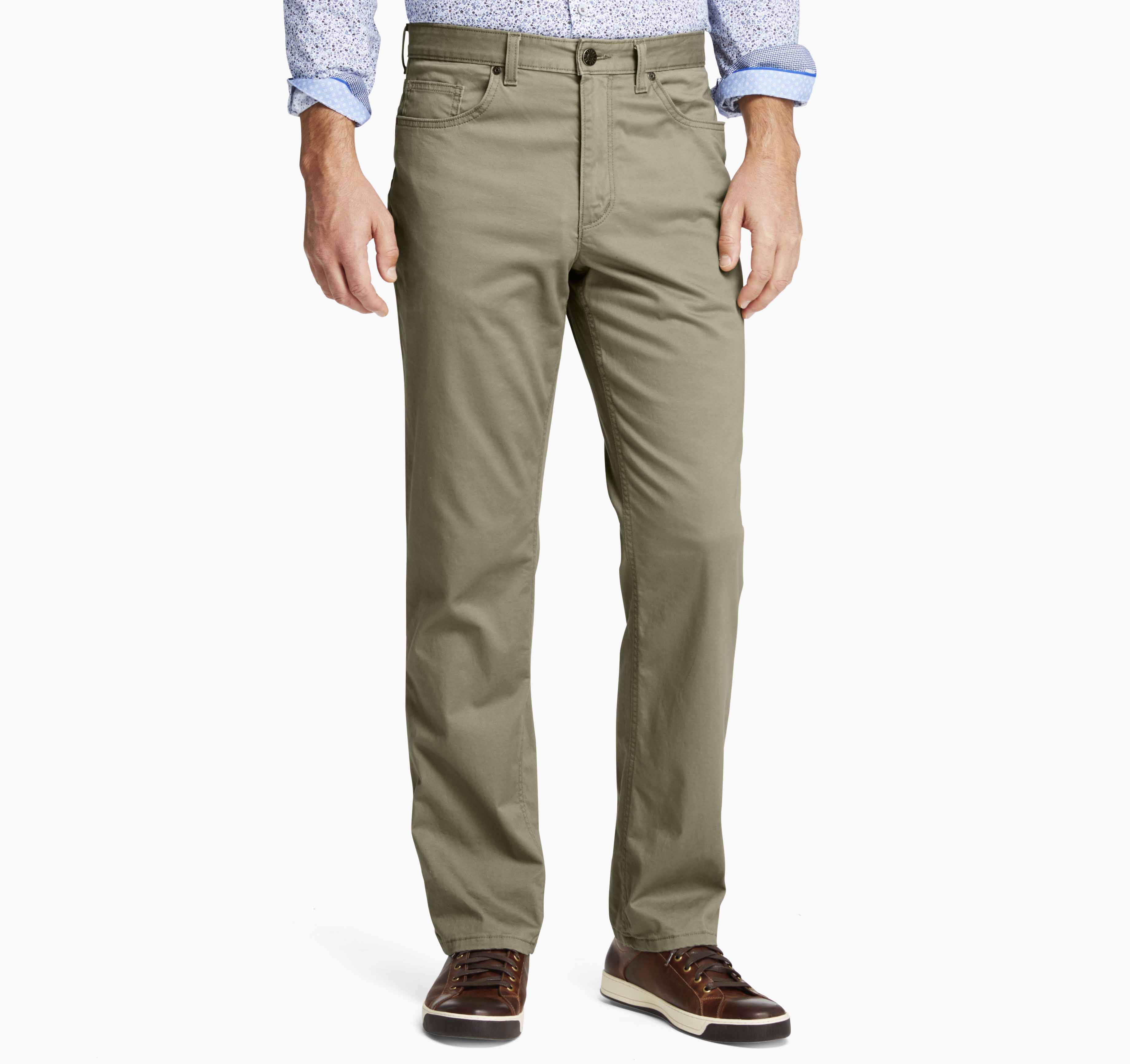 Regular Fit Five-Pocket Pants