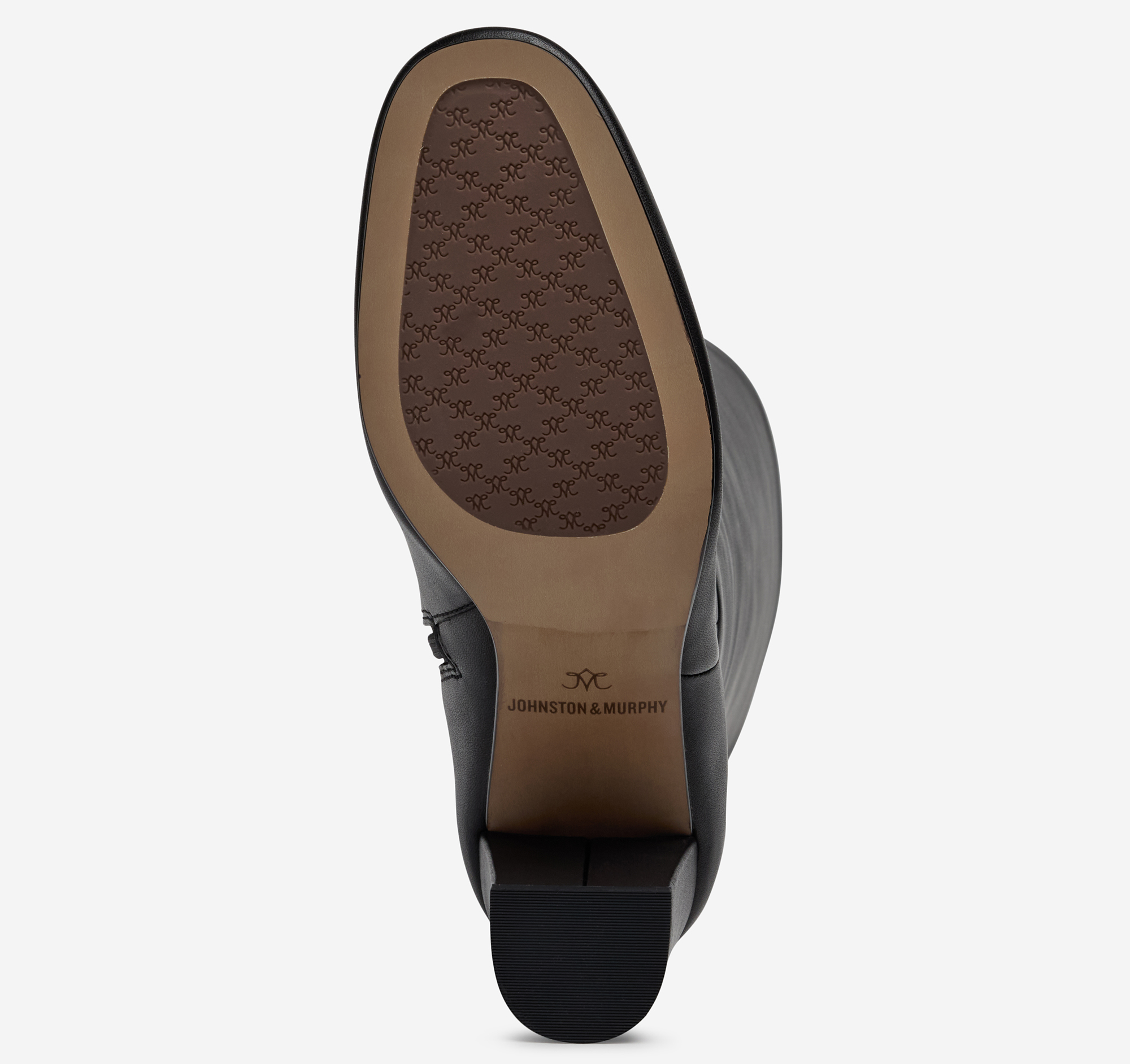 Women's Charlotte Knee-High Boot in Black Italian Nappa | Johnston & Murphy