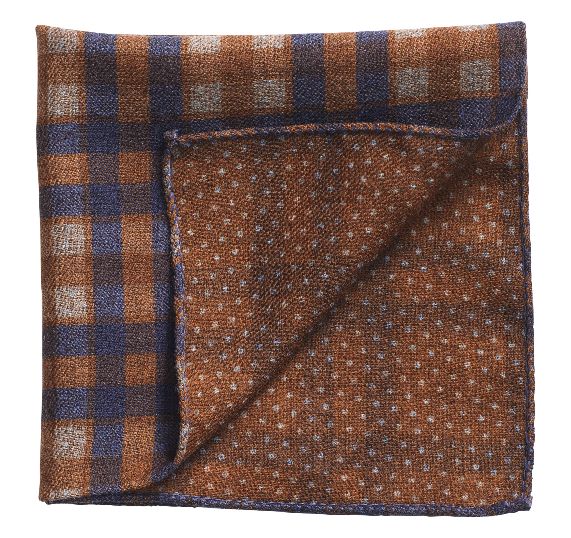 Gingham Dot Pocket Square