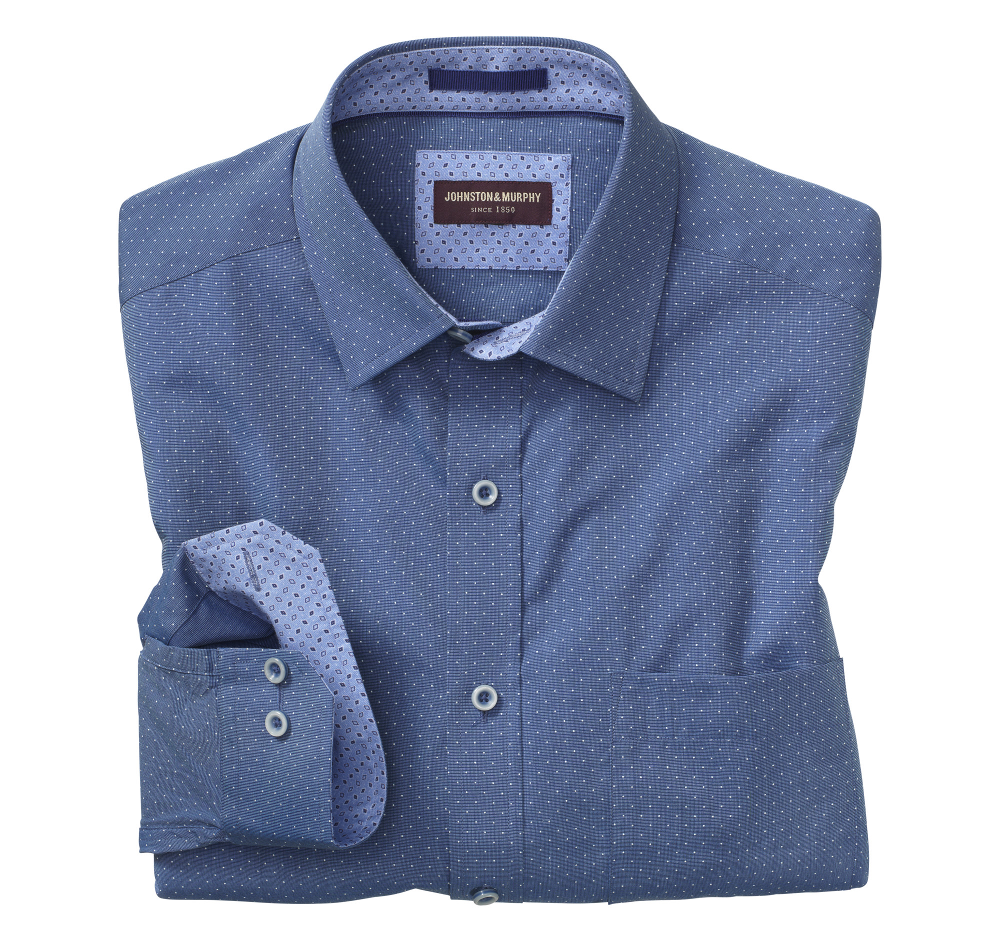 Mini-Dot Print Shirt