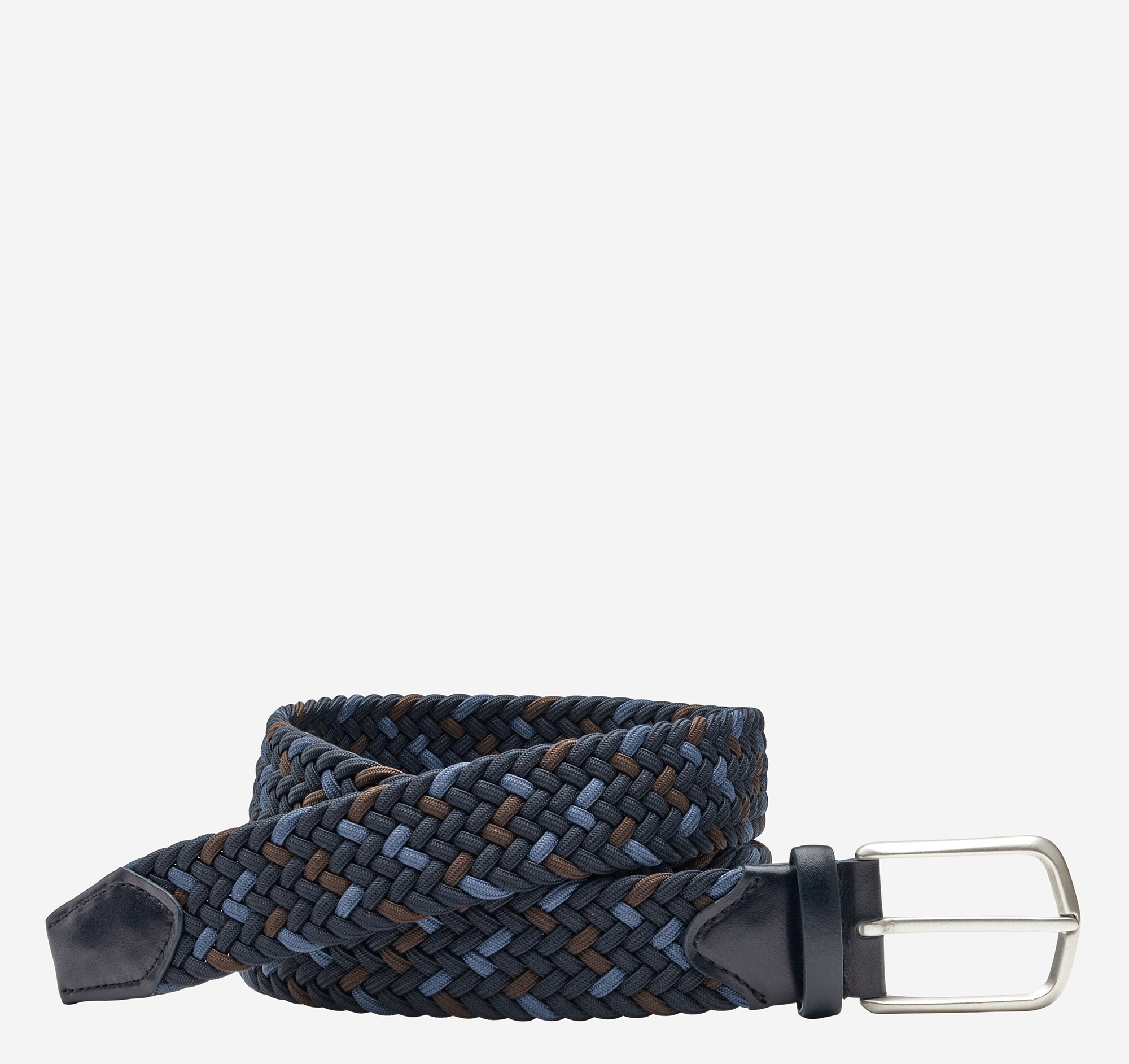 Woven Stretch-Knit Belt