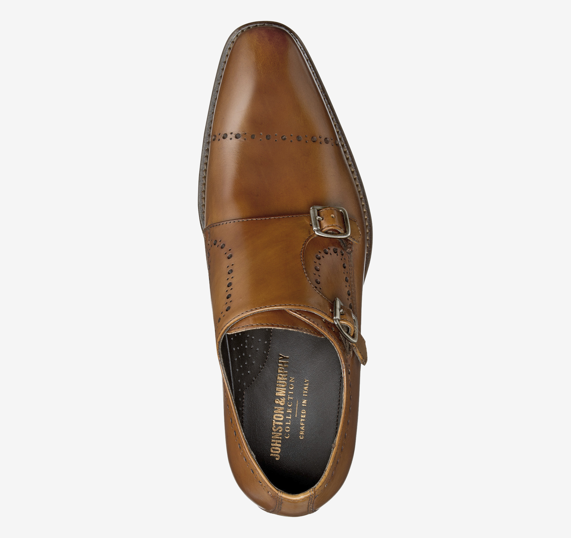 Reece Cap Toe Double Buckle Monk Strap