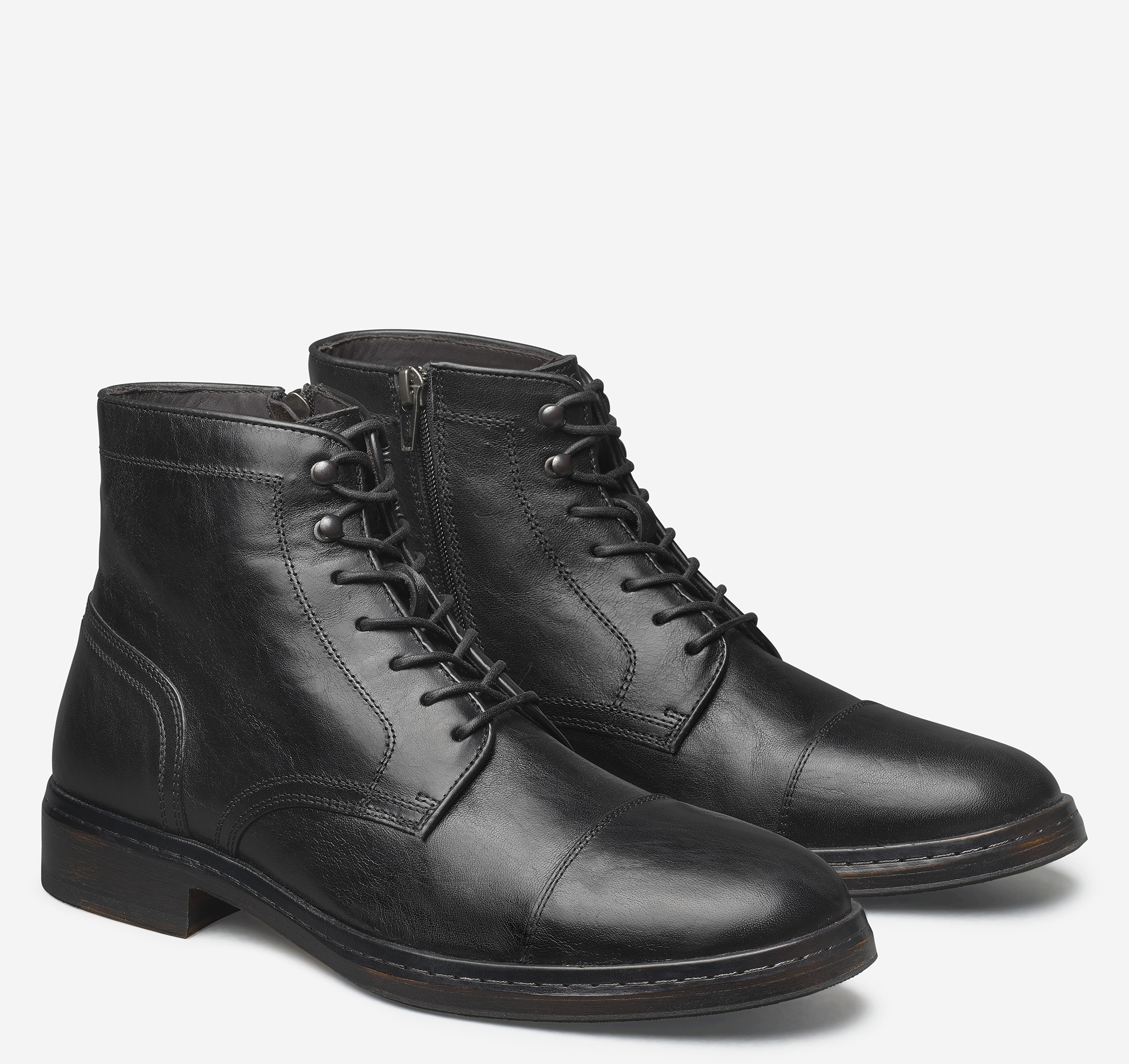 Langley Cap Toe Zip Boot Langley Cap Toe Zip Boot