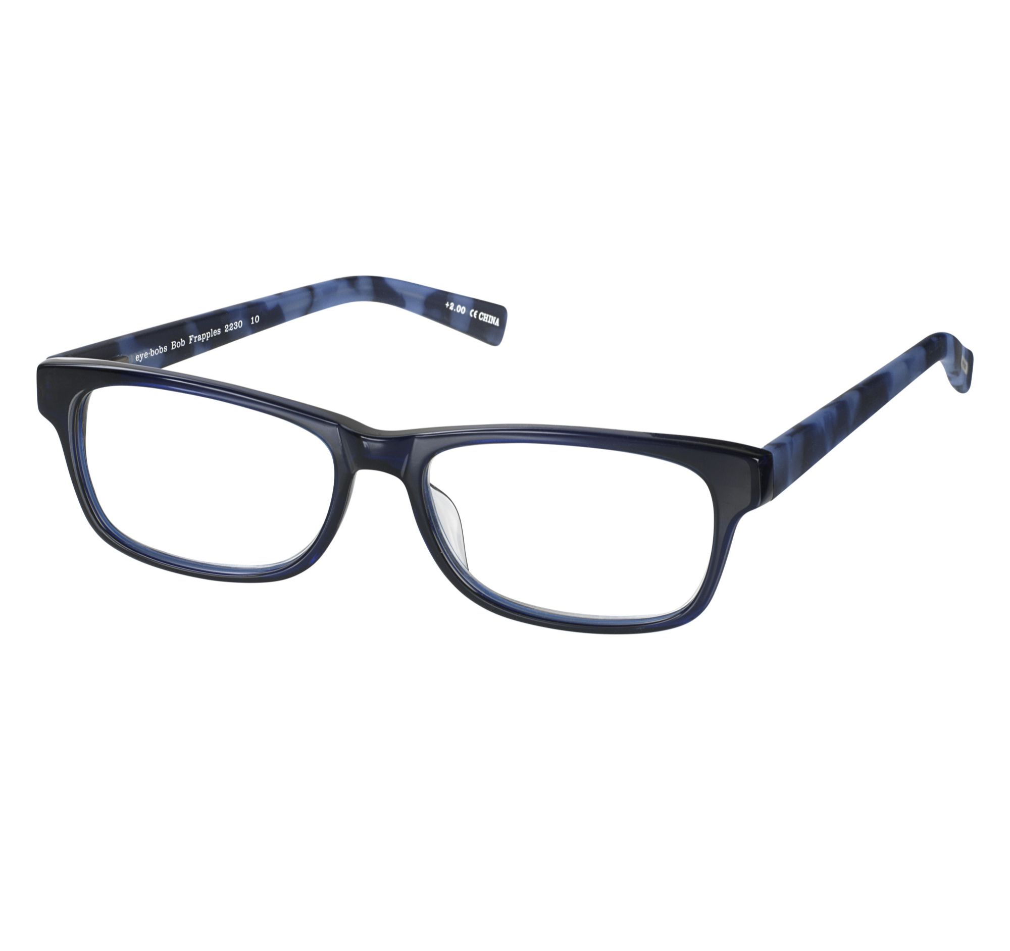 Men's Rectangular Readers in Dark Navy | Johnston & Murphy