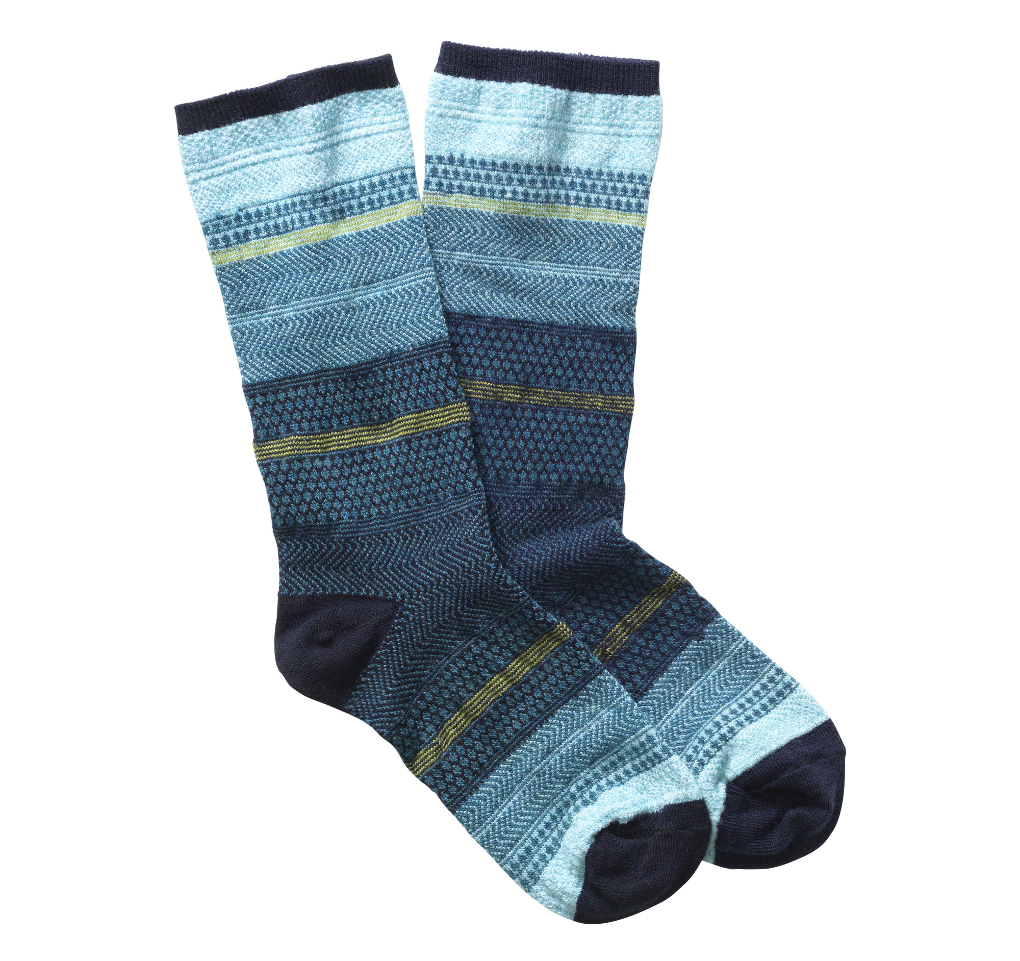 Mixed Pattern Crew Socks